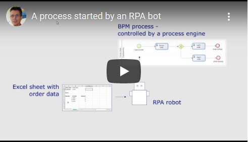Connecting BPMS with RPA – using Bonita and UIPath – Kurze Prozesse